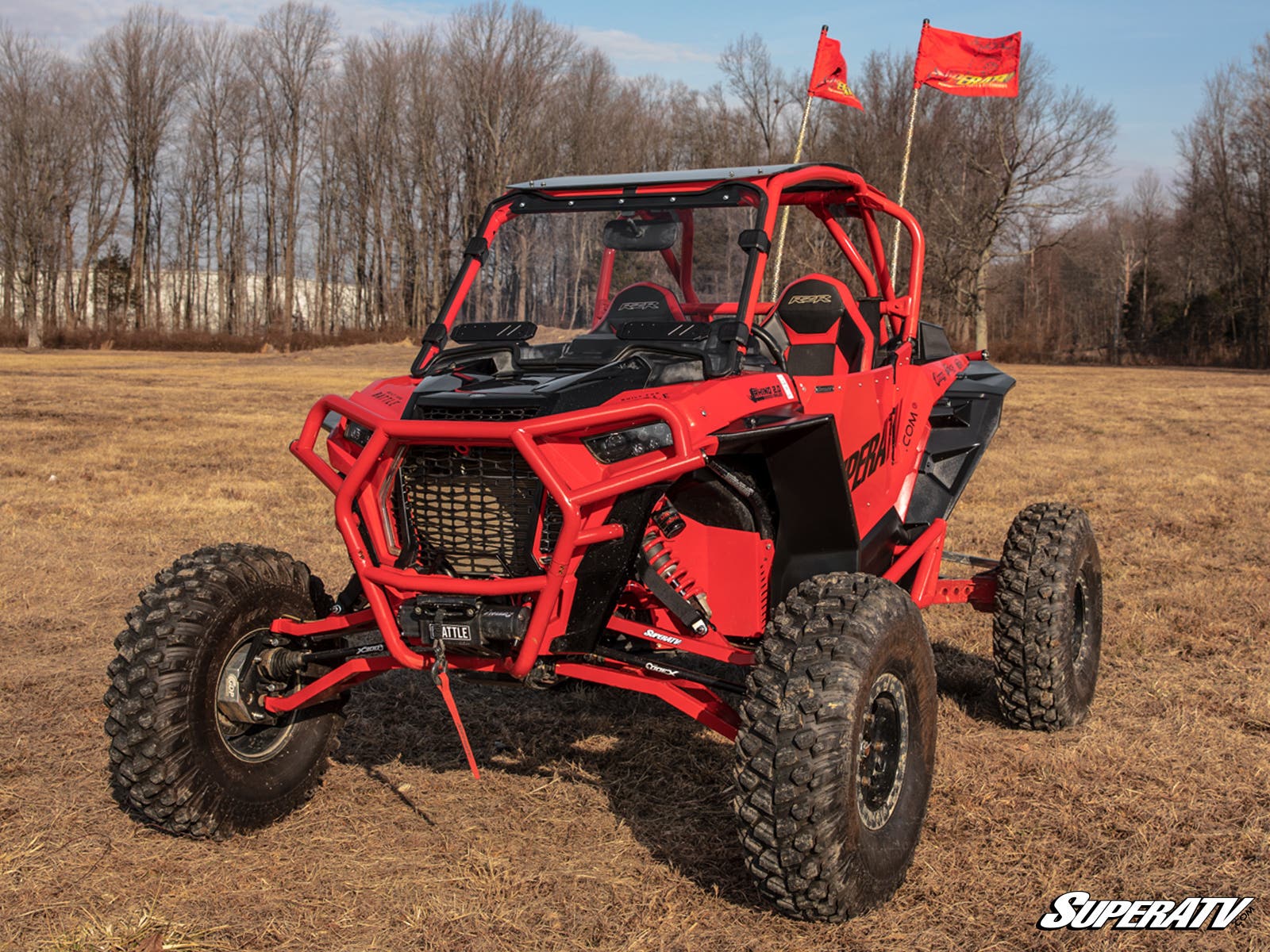 Polaris Rzr Xp Turbo S Vented Full Windshield Precisionutv